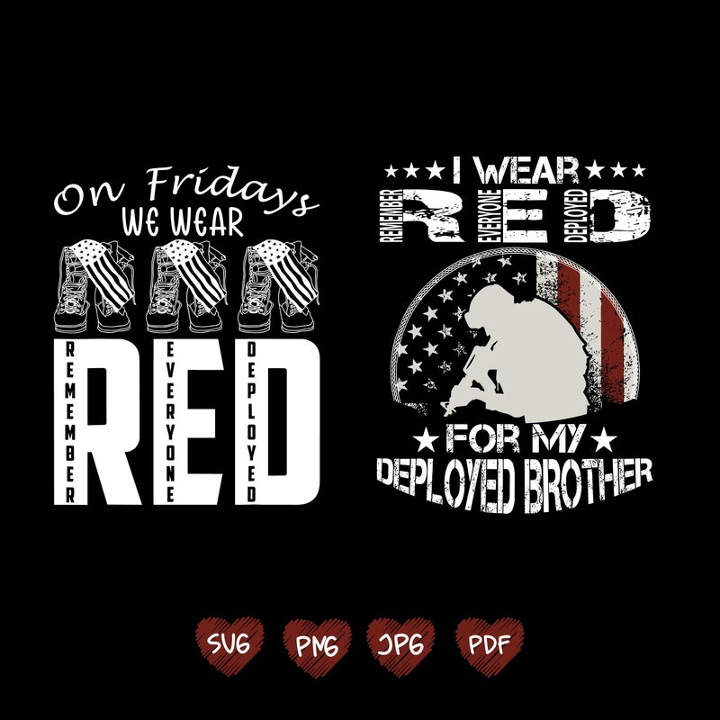 Red Friday Svg - Etsy