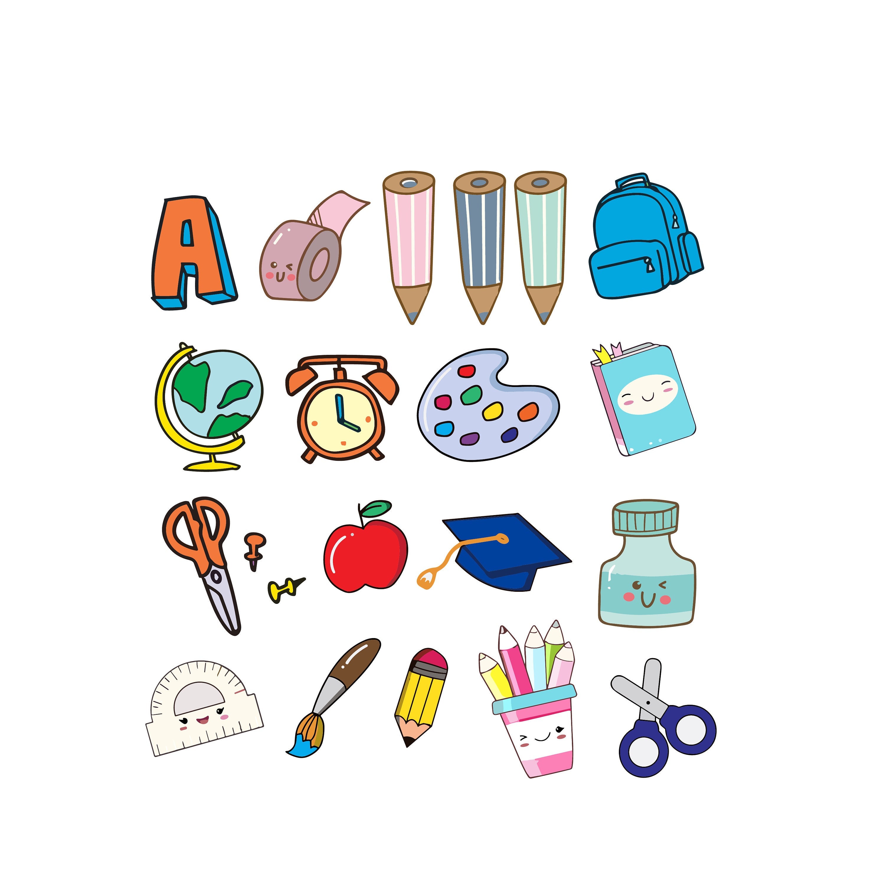 School Day Clipart, Back to School, Teacher Clip Art, Classroom ...
