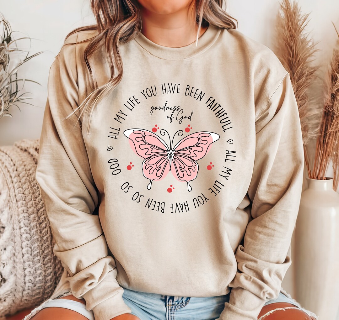 Forever Faithful - Goodness of God PNG SVG, Bright Color Silhouette ...