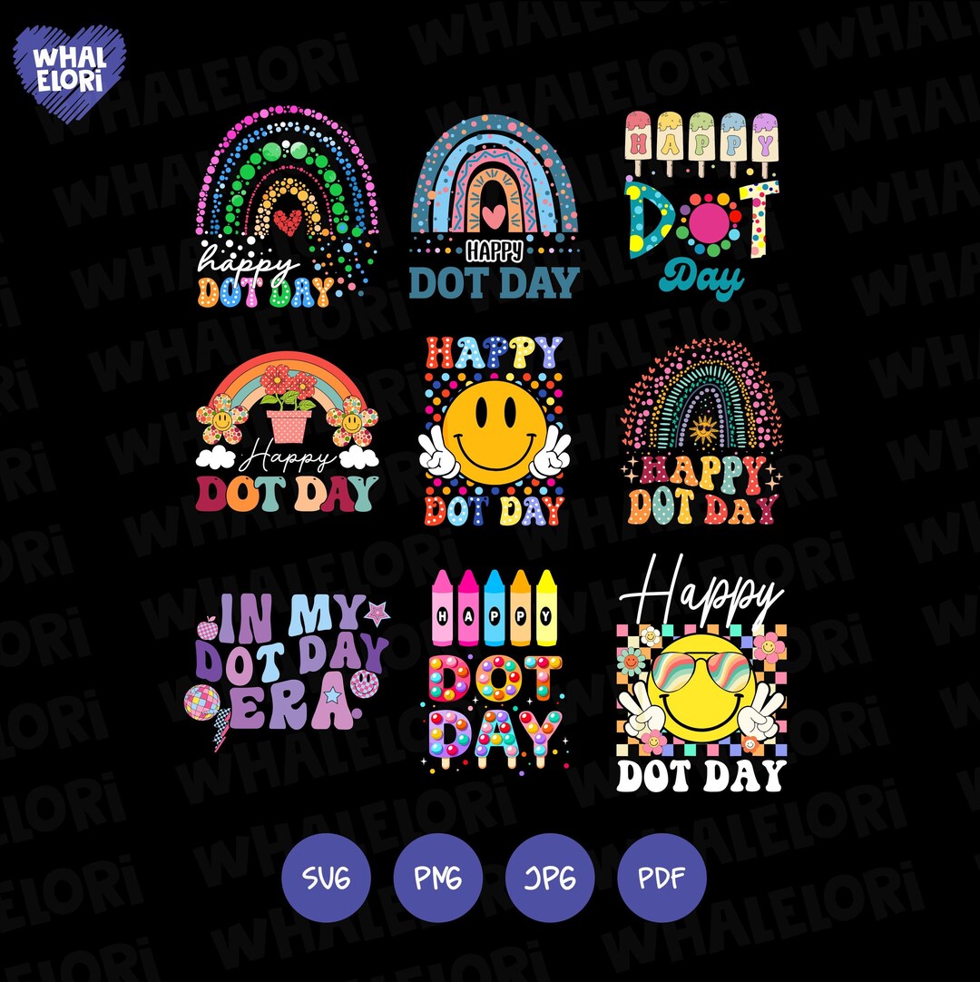 Designs for International Dot Day Png Files, Make Your Mark and See ...