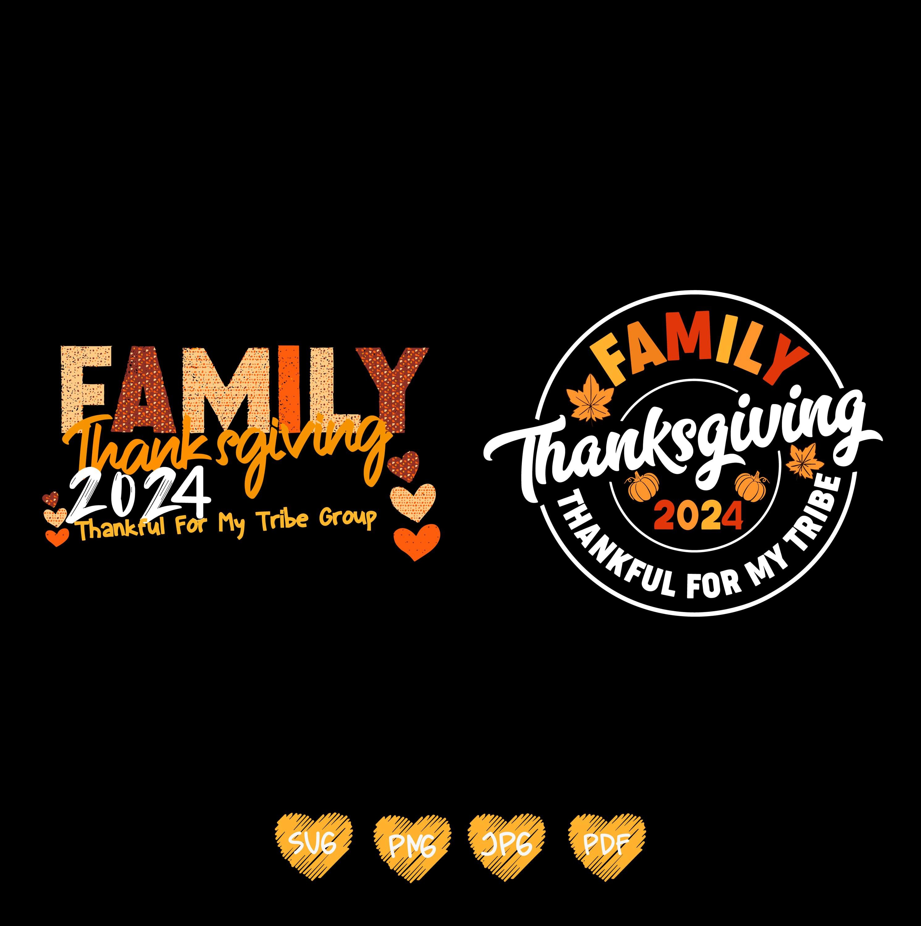 2024 Thanksgiving Crew Svg Png, Matching Thanksgiving Crew, Family ...