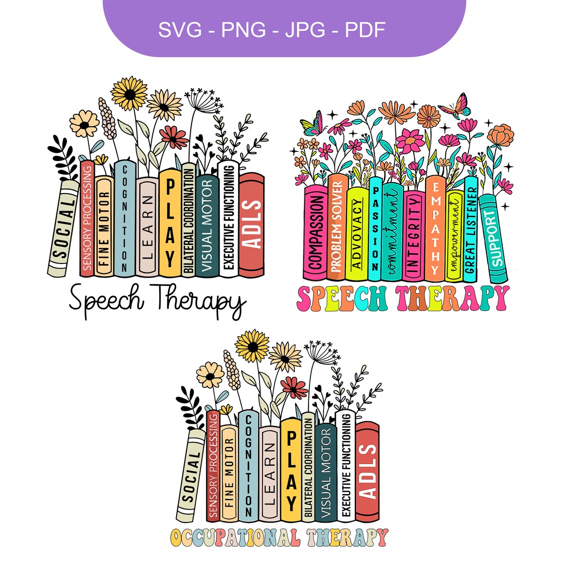 Speech Squad SVG PNG, Speech Therapy , Sublimation Designs, Speech ...