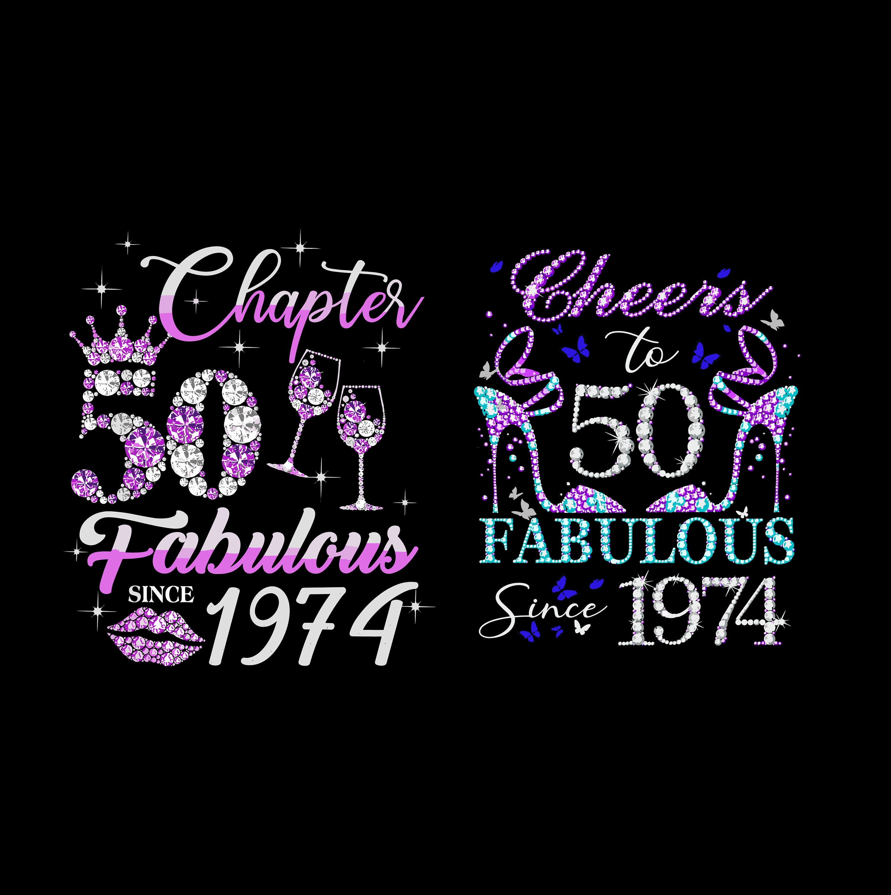 Chapter 50 Fabulous Since 1974 Svg, 50th Birthday Png, Chapter 50 Svg, Cricut Chapter 50 Svg ...