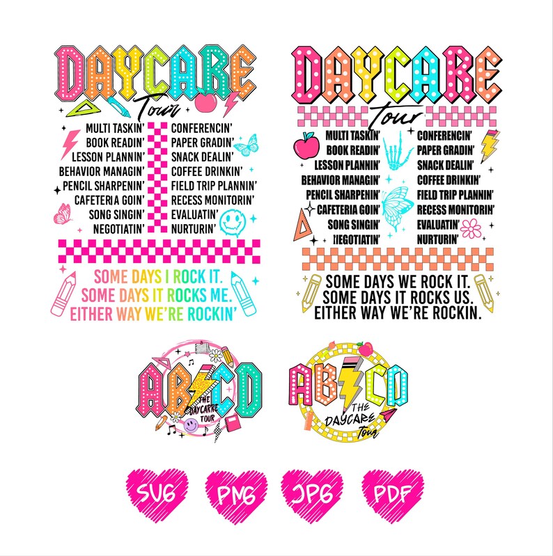 Retro Daycare Shirt Svg Png, Daycare Tour Png, Daycare Staff Crew ...