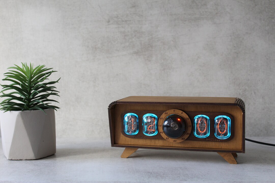 Vintage Nixie Clock IN-12 OG-4 - Retro Style Timepiece for Home Decor ...