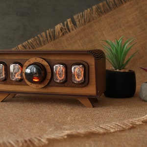 Vintage Nixie Clock IN-12 OG-4 - Retro Style Timepiece for Home Decor ...