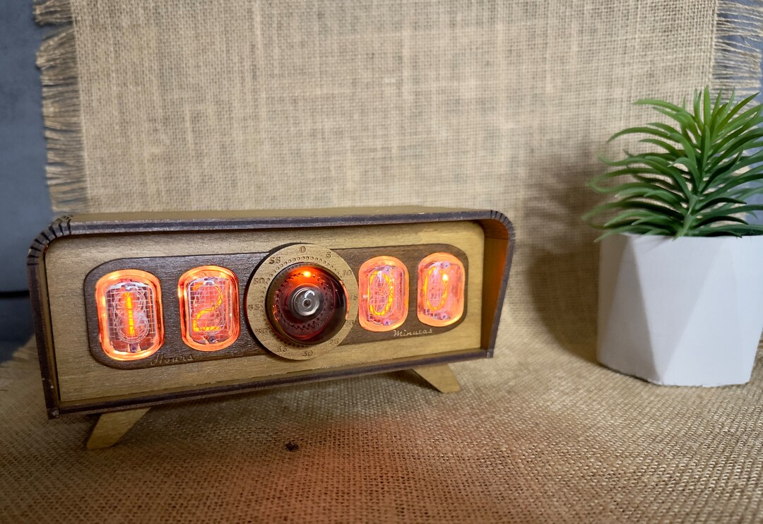 Vintage Nixie Clock IN-12 OG-4 - Retro Style Timepiece for Home Decor ...