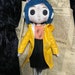 Button Eye Doll/handmade Rag Doll/coraline Doll - Etsy