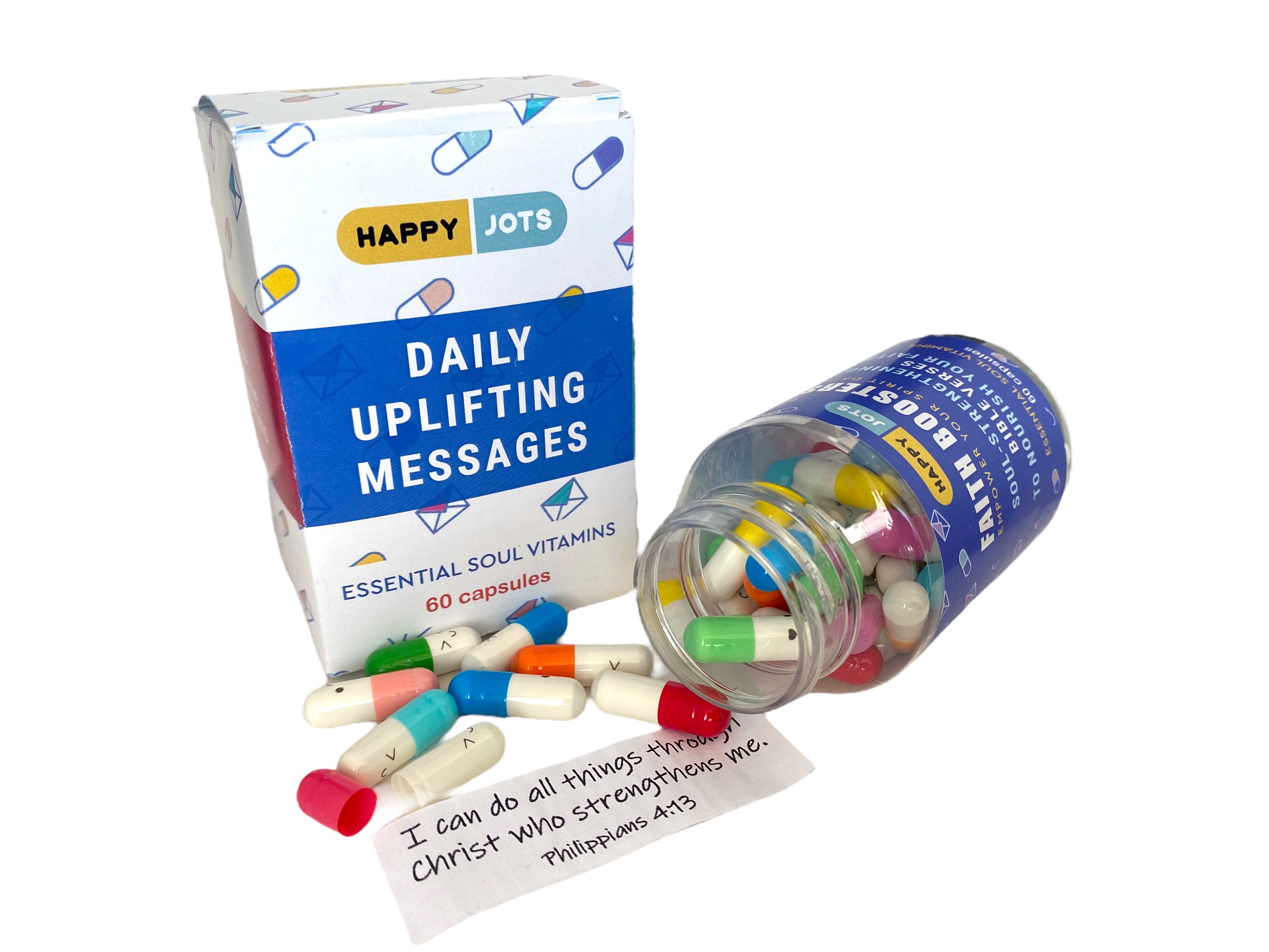 Daily Bible Verses in a Jar - Inspirational Scripture Capsules for ...