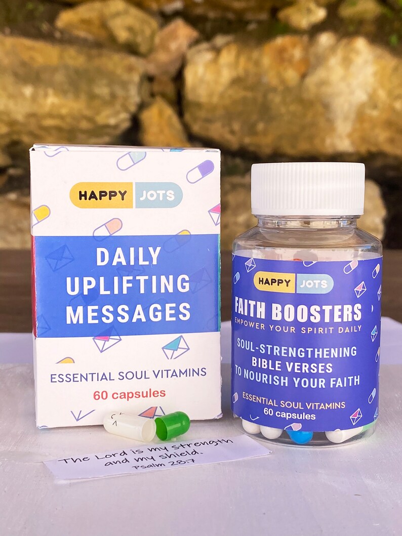 Daily Bible Verses in a Jar - Inspirational Scripture Capsules for ...