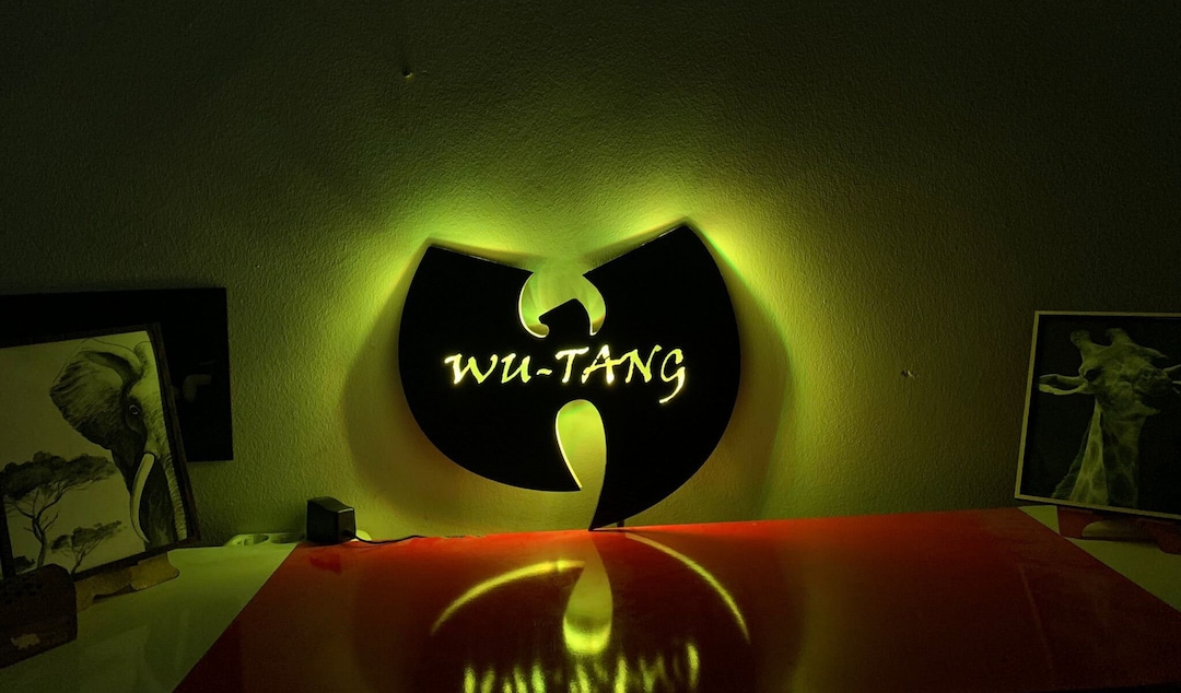 Wu-tang Led Sign Lighted Wu-tang Decor Lighted Wu-tang Clan Led Light ...