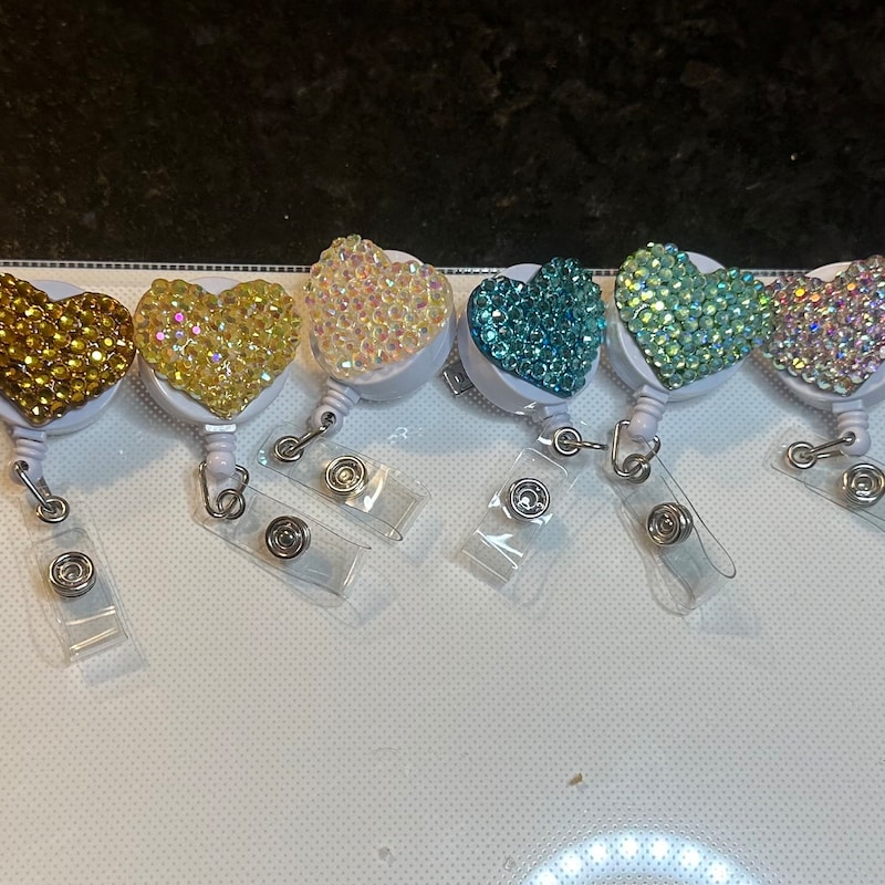 Bling Badge Holder - Etsy