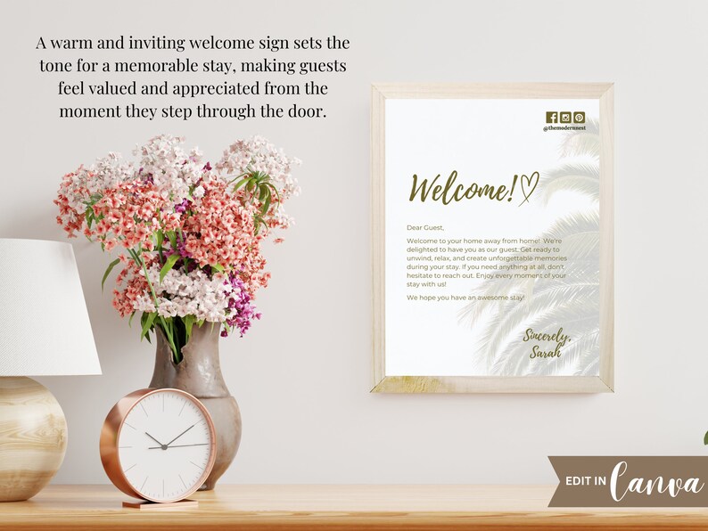Editable Airbnb House Sign Bundle, Airbnb Signs Bundle Template, Wifi ...