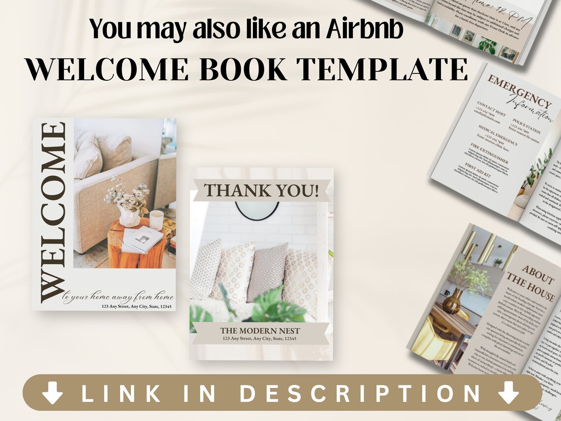 Editable Airbnb House Sign Bundle, Airbnb Signs Bundle Template, Wifi ...
