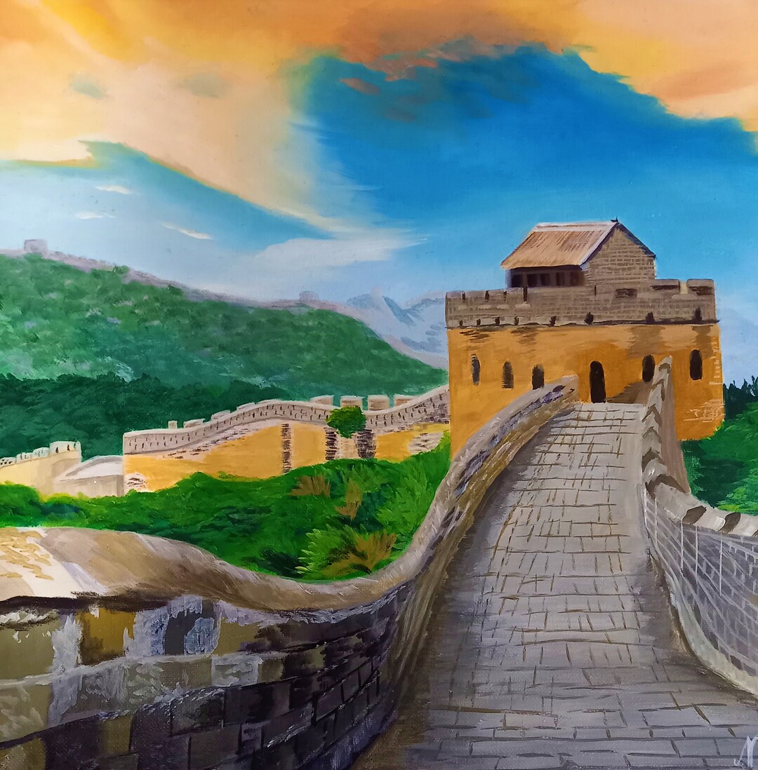 Chinese Big Wall Painting, Culture & Color, Original Hand Painted ...