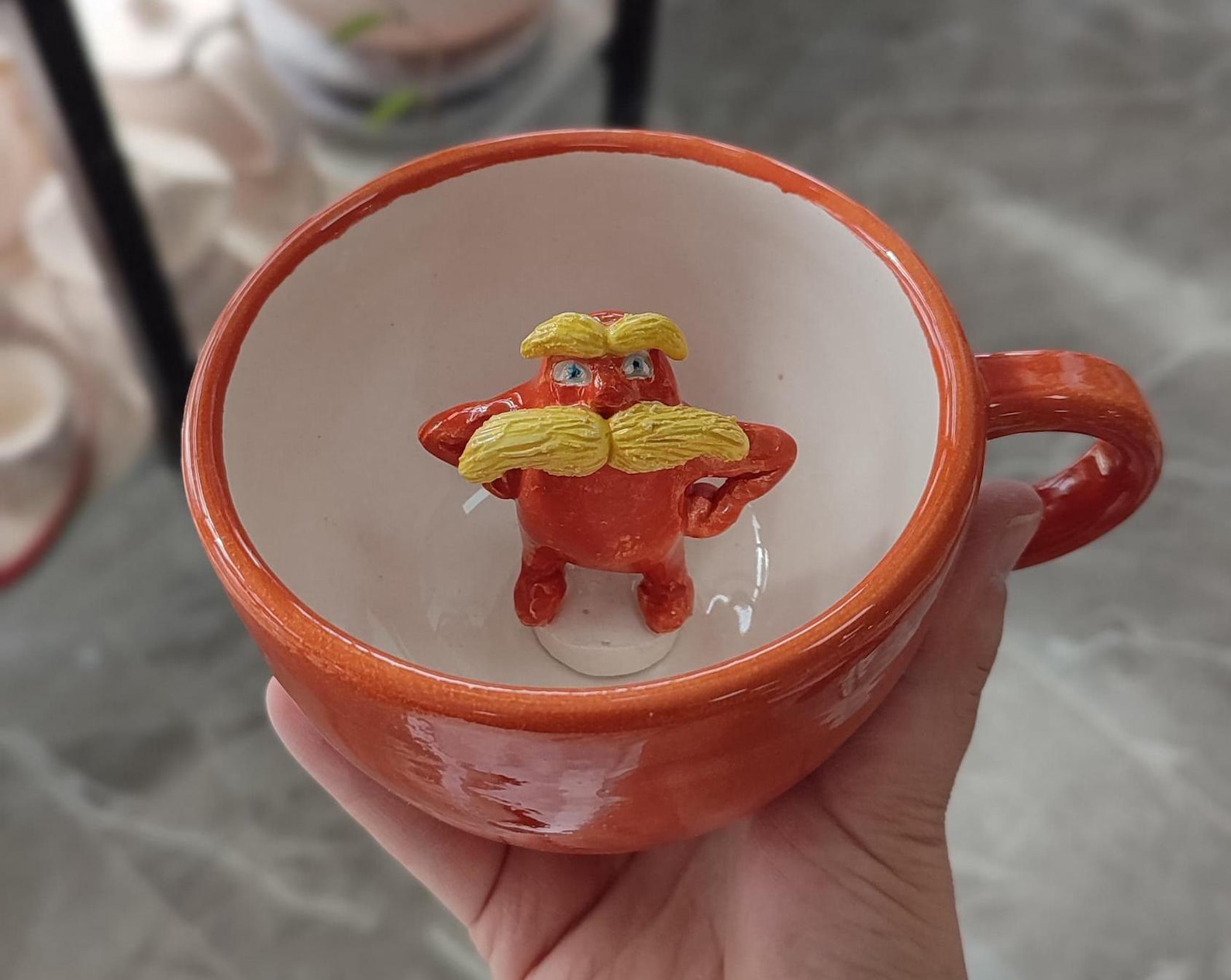 2024 Trend Handmade Ceramic Mug Featuring the Lorax – Unique Gift for ...