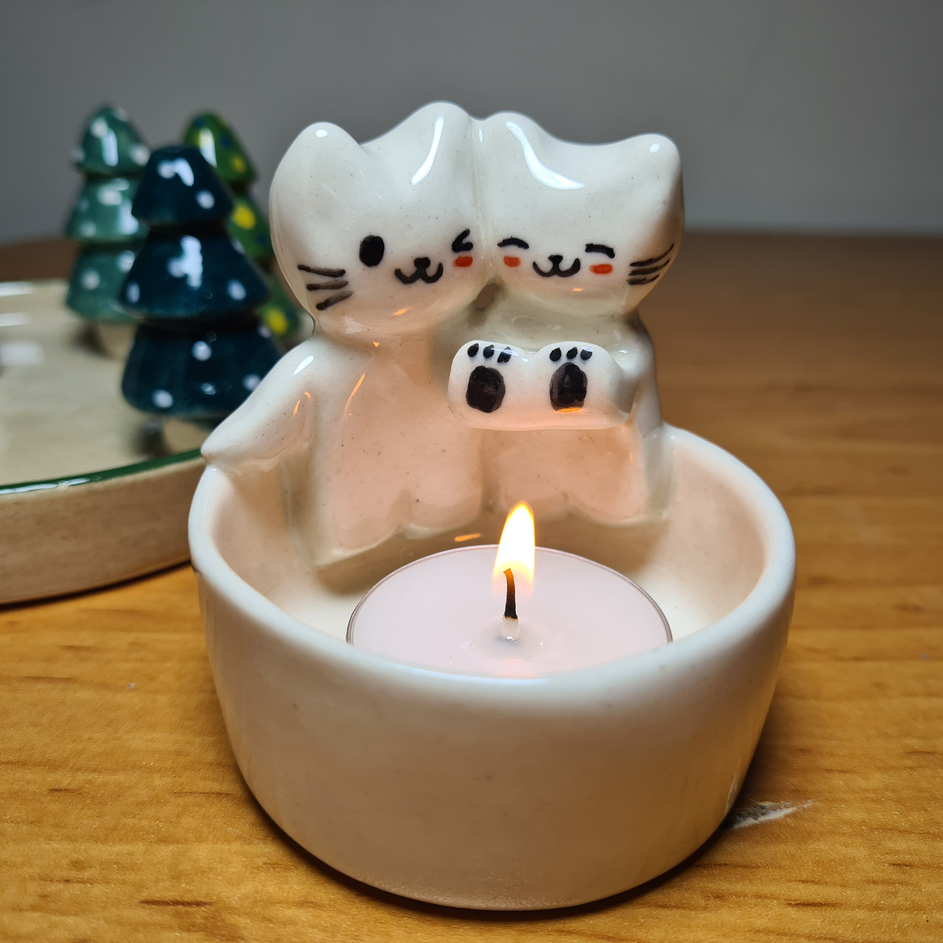 Kitten Candle Holders, Cat Tealight Holders, Kitten Tealight Holders ...