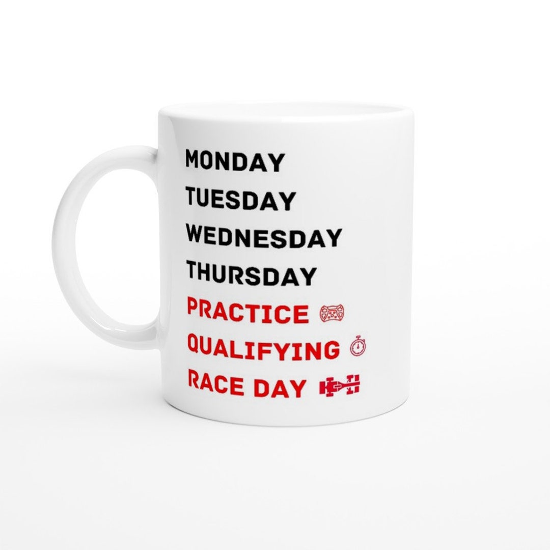 Formula 1 Coffee Mug, Sundays Are for Race Days Mug, F1 Mug Racing Fans ...