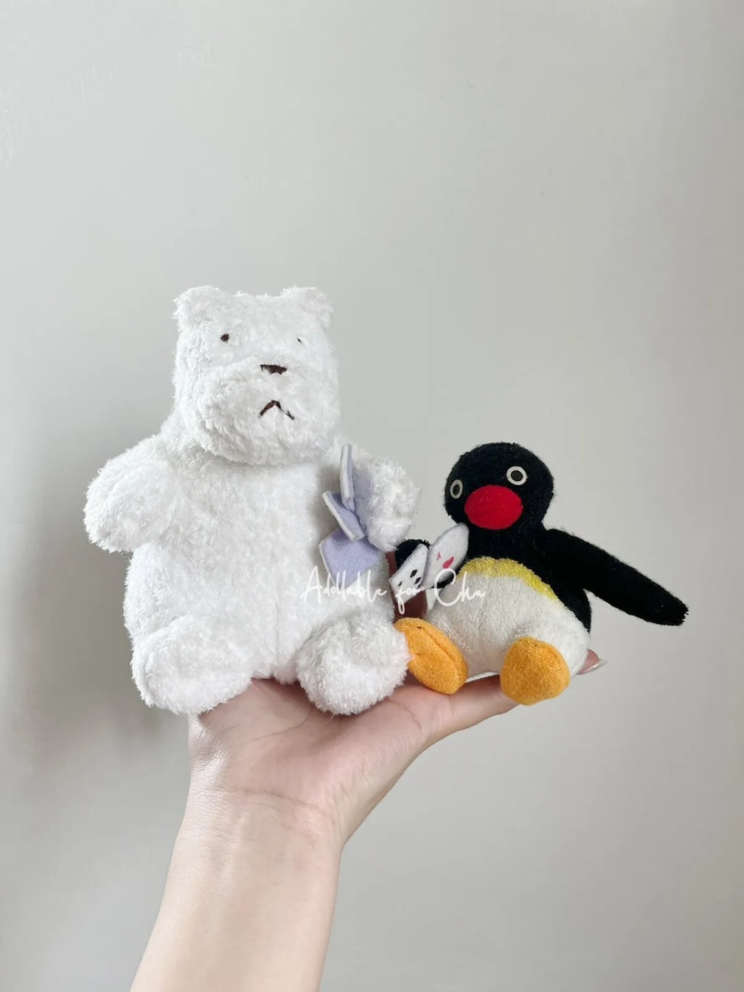 Rare Pingu Playing Card With His Friend Pingu Penguin Japan Soft Plush ...