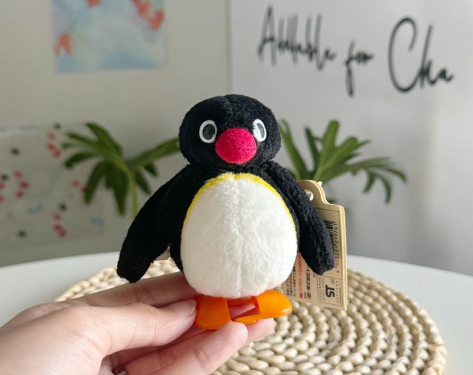 Pingu Walking Soft Plush the Pygos Penguin Pingu - Etsy