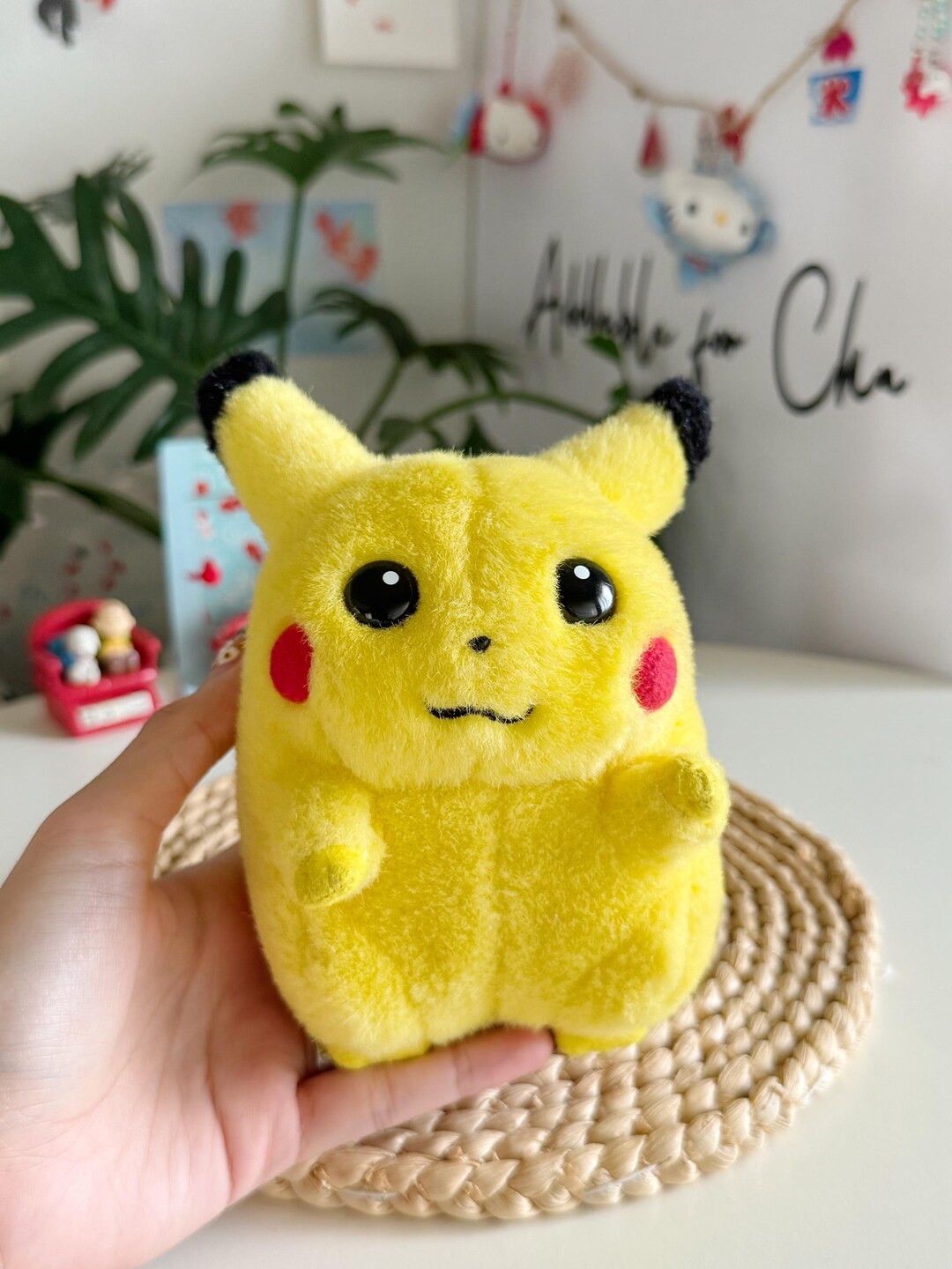 Vintage Pokémon Pikachu Raising Hand Squeeze Sound Tomy Soft Plush - Etsy