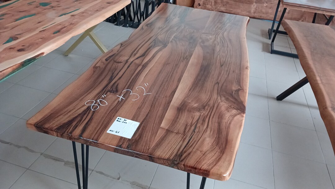 Medieval Table, Live Edge Table, Kitchen Dining Table, Living Room ...