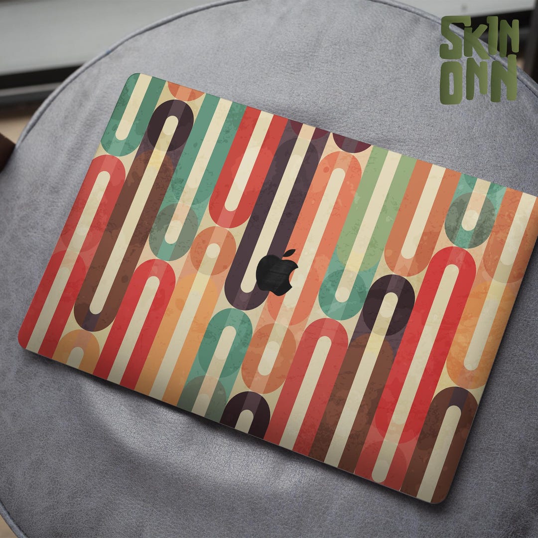Retro Modern MacBook Pro Skin | Vinyl Laptop Decal - Etsy