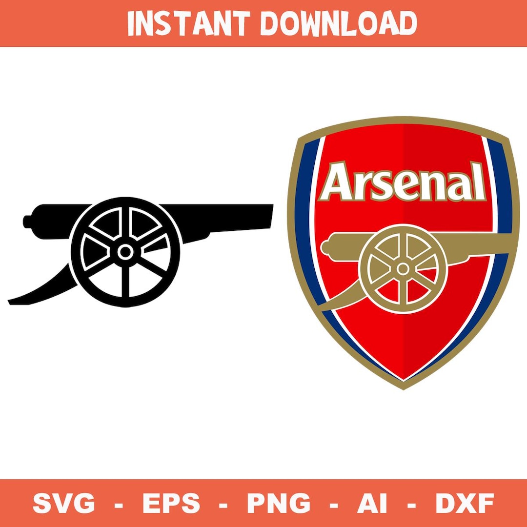 Arsenal Logo Gunners SVG Digital Download - Etsy