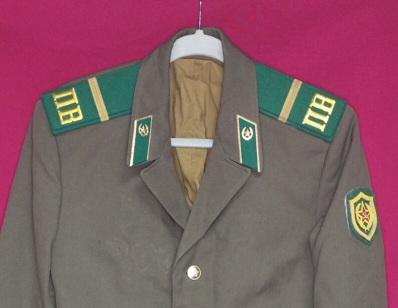 1979 Russian Soviet KGB Border Guard Sergeant Parade Uniform Jacket ...