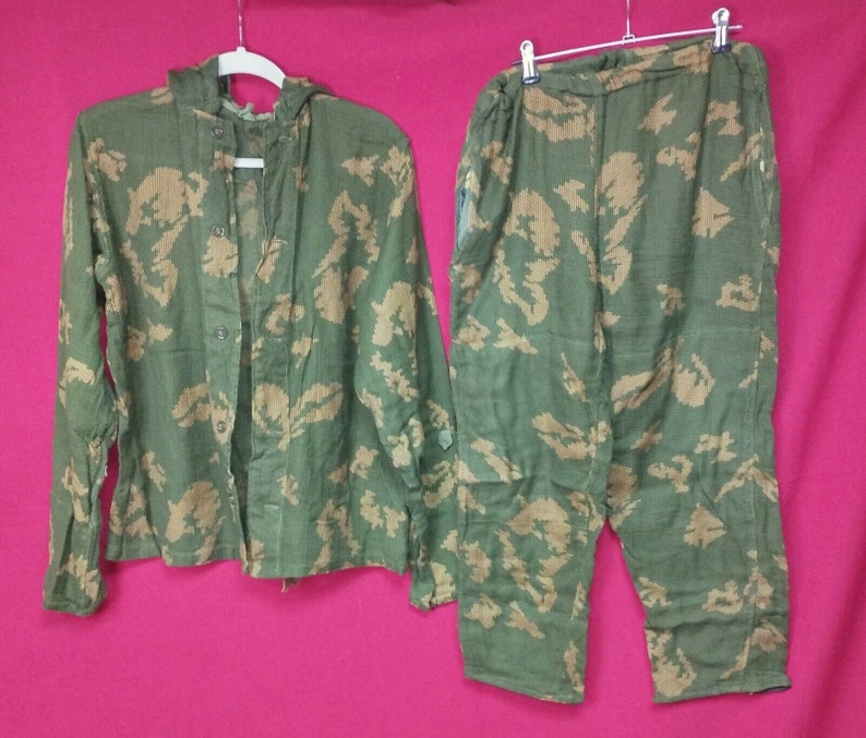 1989 Original Russian Soviet KGB Border Guard Spetznaz Birch Camo Suit ...