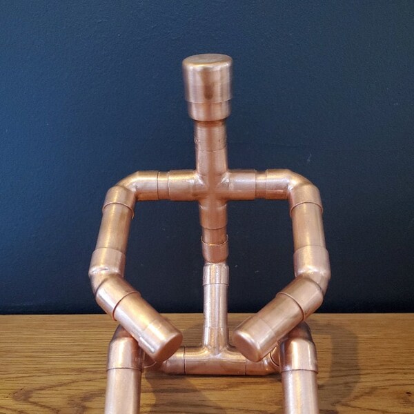 Copper Pipe Art - Etsy UK