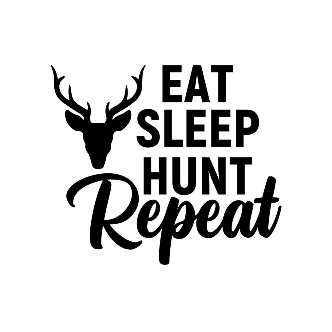 Eat Sleep Hunt Repeat SVG / Cut File / Cricut / Commercial Use ...