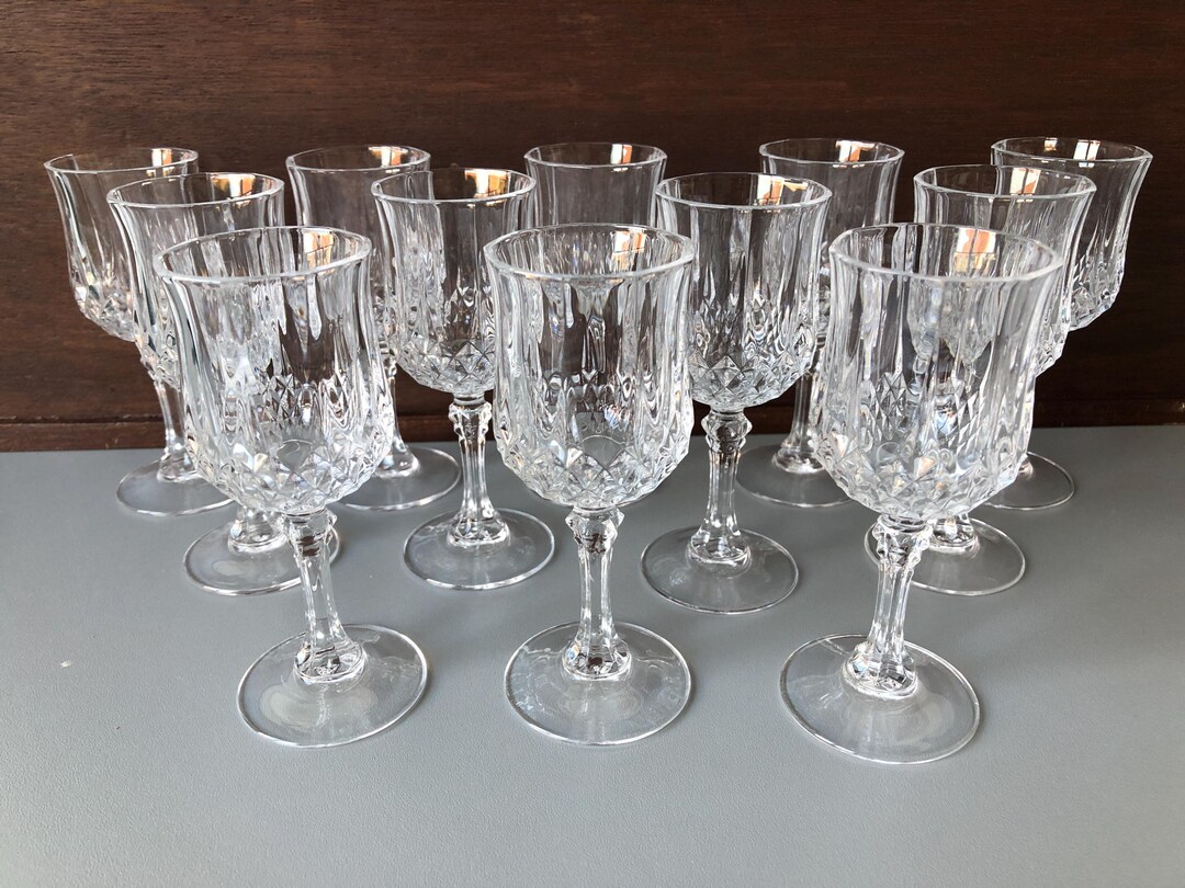 French Vintage: Set of 6 Cristal D'arques Longchamp, Cordial Glasses ...