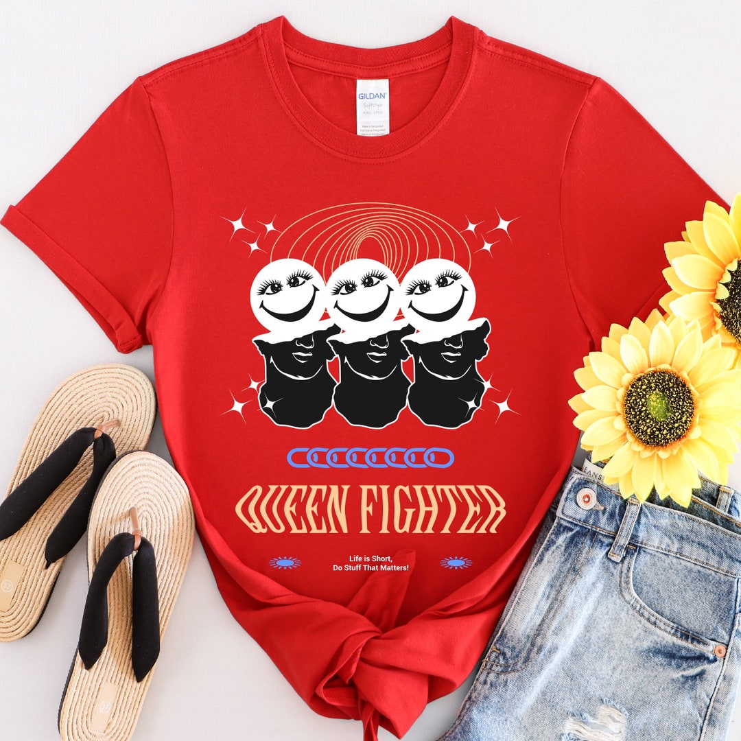 Queen Fighter Shirt,street Wear Graphic Style Shirt,summer T-shirt ...