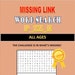 Missing Link Wordsearch Puzzle New Type of Word Search Double the ...