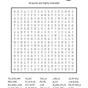 Missing Link Wordsearch Puzzle New Type of Word Search Double the ...