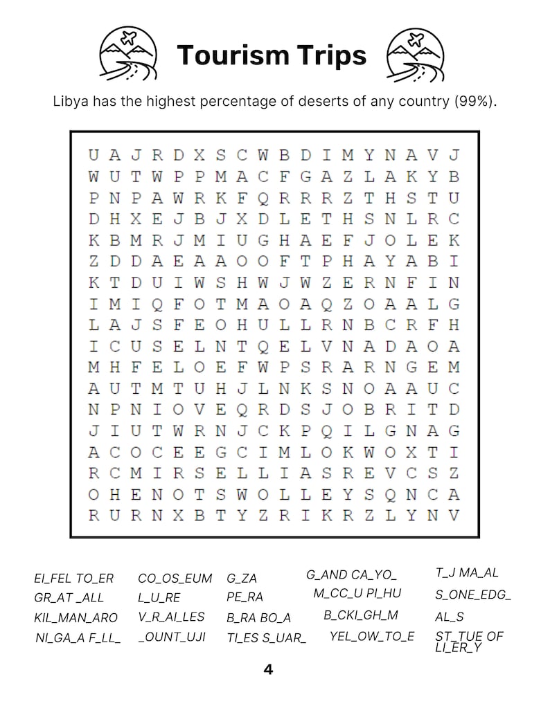 Missing Link Wordsearch Puzzle New Type of Word Search Double the ...