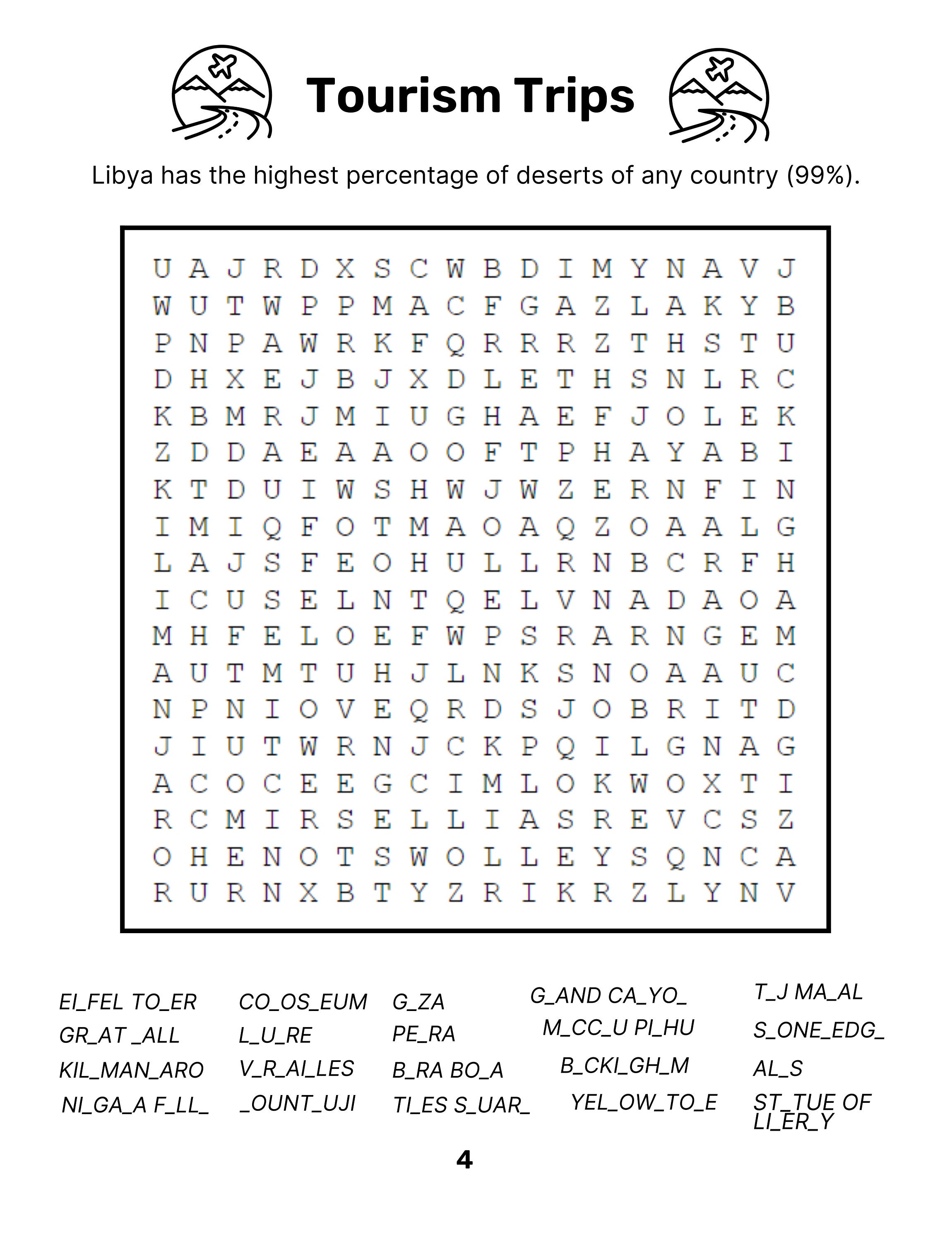 Missing Link Wordsearch Puzzle New Type of Word Search Double the ...