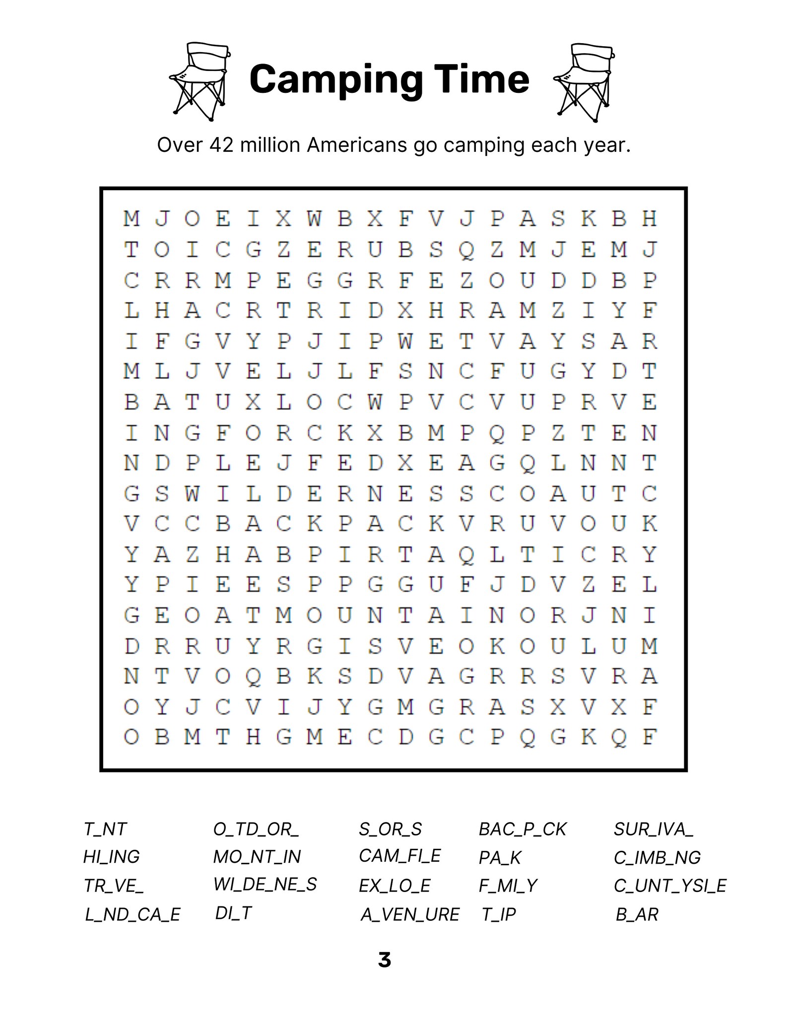 Missing Link Wordsearch Puzzle New Type of Word Search Double the ...