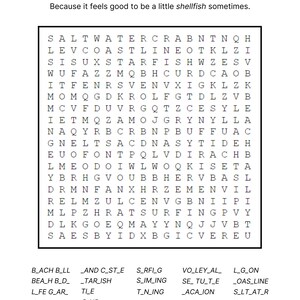 Missing Link Wordsearch Puzzle New Type of Word Search Double the ...