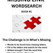 Missing Link Wordsearch Puzzle New Type of Word Search Double the ...