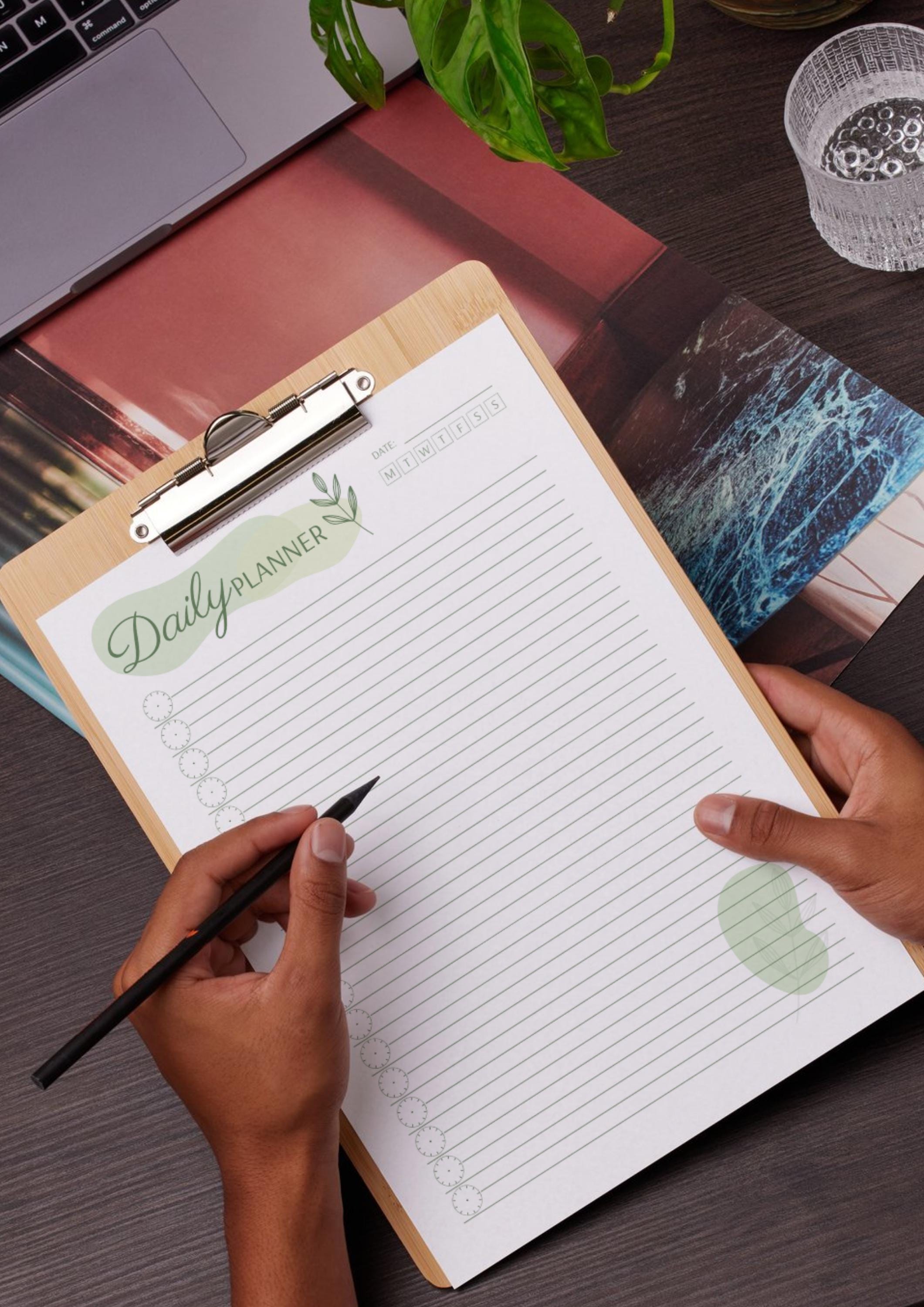 Daily Agenda Kit: Personal Day Planner Inserts, 2025 Calendar ...
