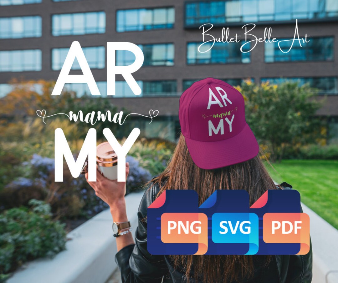 Army Mama Digital Product Multicolor SVG, PNG, PDF Files for Download ...