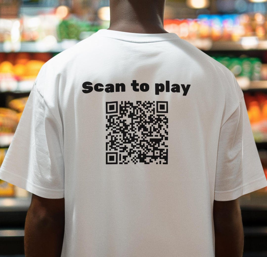 Scan to Play the Circle Game QR Code Unisex Softstyle T-shirt Funny ...