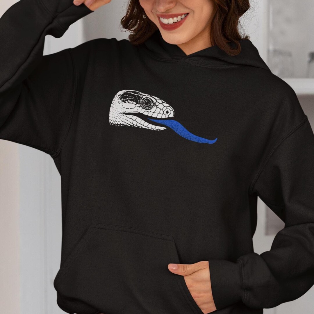 Blue-tongued Lizard Hoodie | Australian Icon Reptile Lover Gift ...