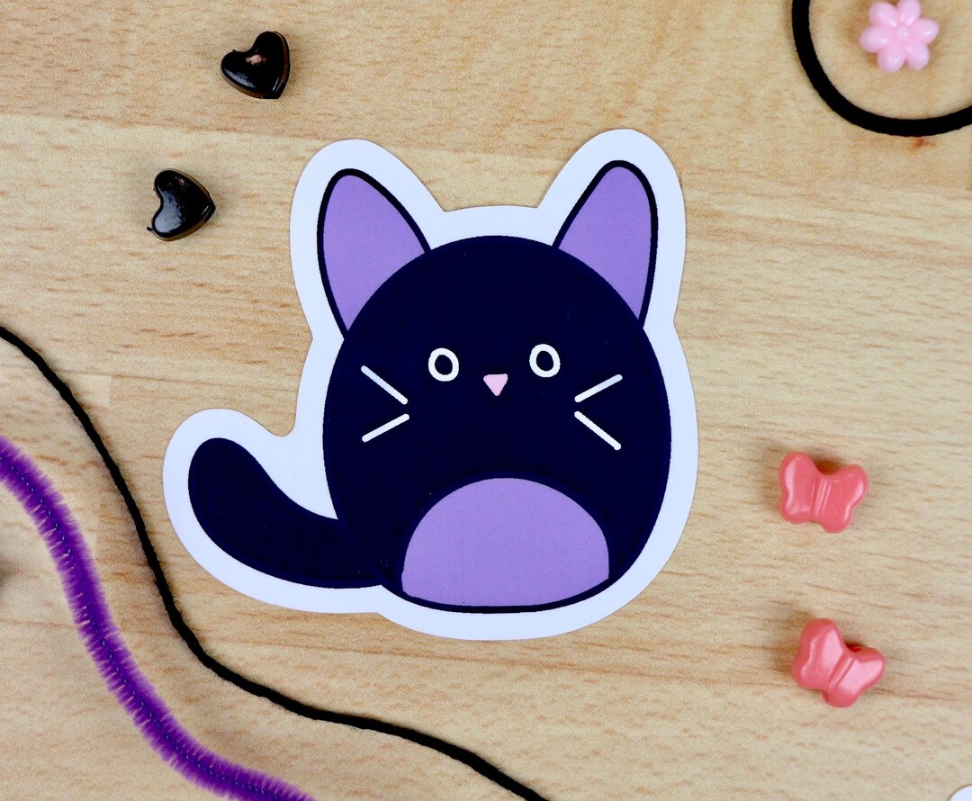 Autumn the Cat Squishmallow Vinyl Sticker | Original Fan-made Sticker ...