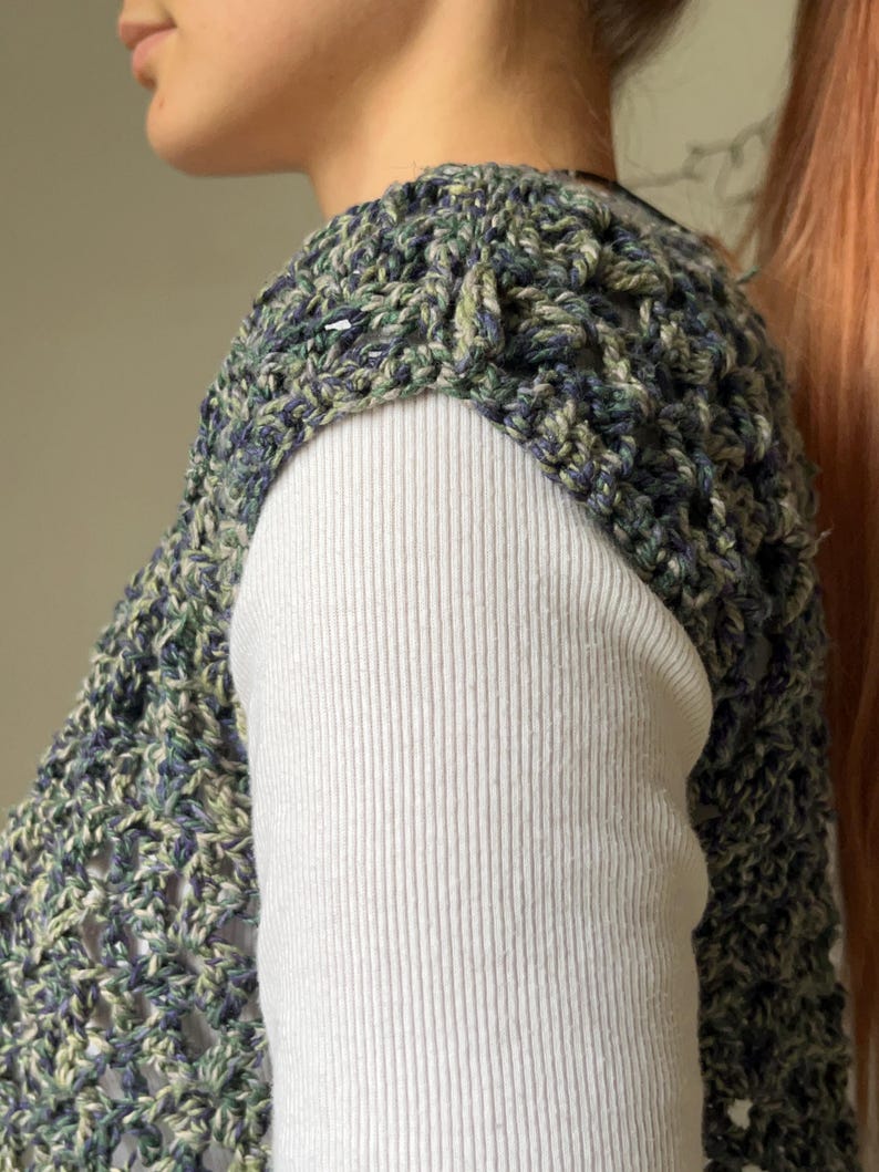 Marisol Vest Crochet Pattern – Elegant Layering Vest DIY Crochet PDF ...