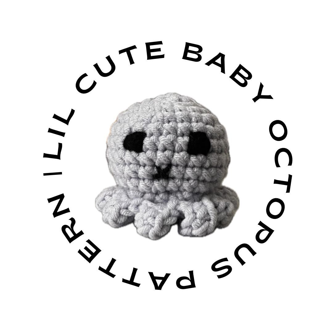 Cute Baby Octopus Crochet Pattern DIY Amigurumi Octopus Handmade Toy ...