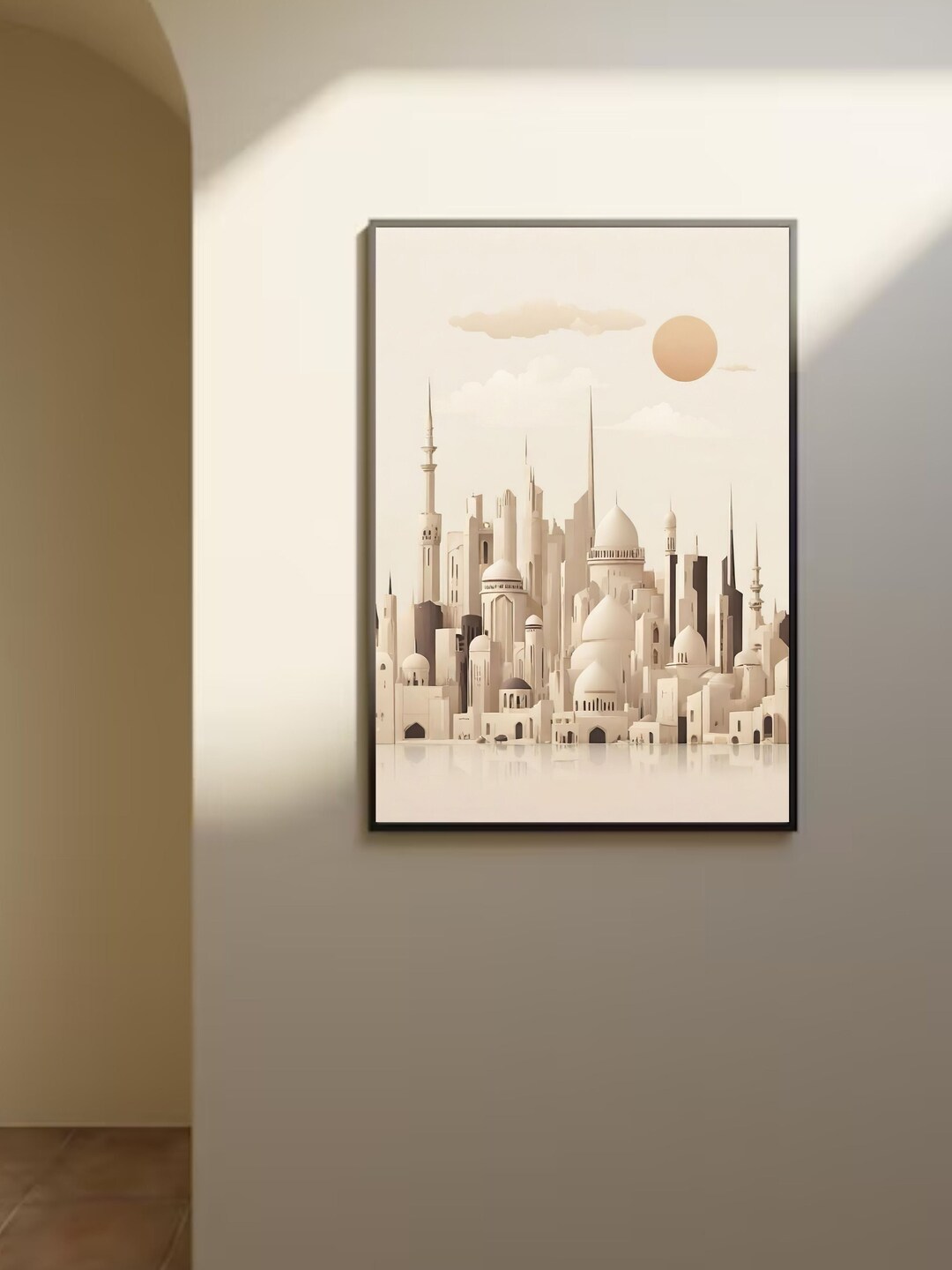 Saudi Arabia, Middle East Digital Art Minimalism Home Decor Wall Decor ...