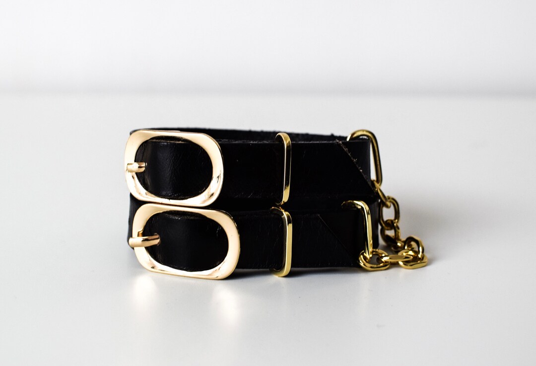 LIGARE Stylish Statement Leather Bracelet Cuff doubles as Handcuffs ...